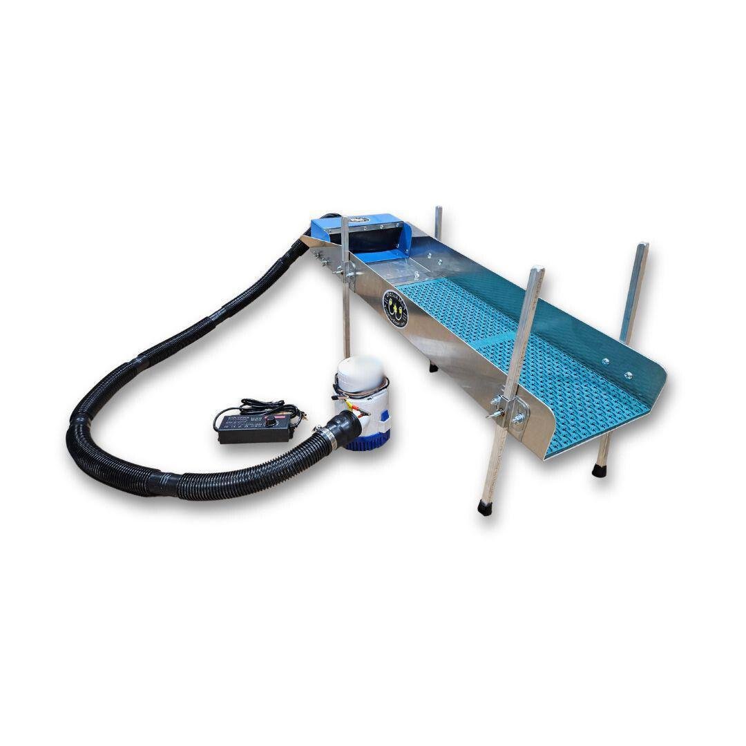 10X35 Power Sluice Box Kit with Dream Mat + 18" leg Kit | Gold Prospec ...